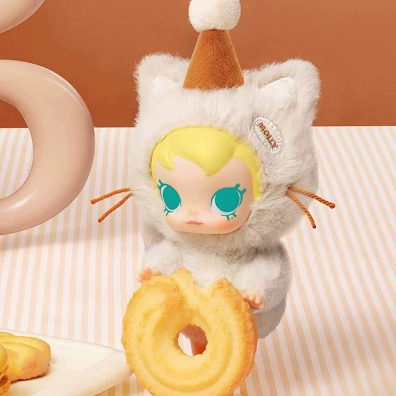 popmart baby molly pocket friends bagcharm keychain figure snack time ...