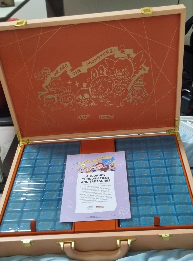 Popmart X Jewel labubu mahjong limited edition, Hobbies & Toys, Toys ...