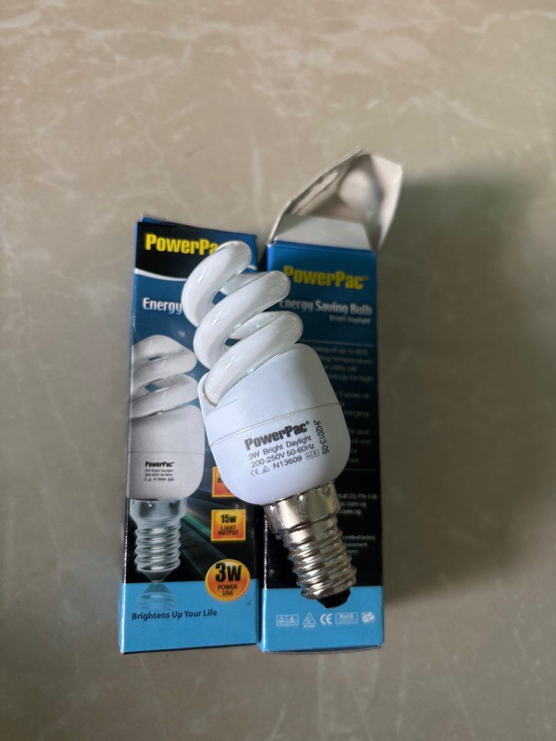 PowerPac NEW Light bulbs E14, Furniture & Home Living, Lighting & Fans ...