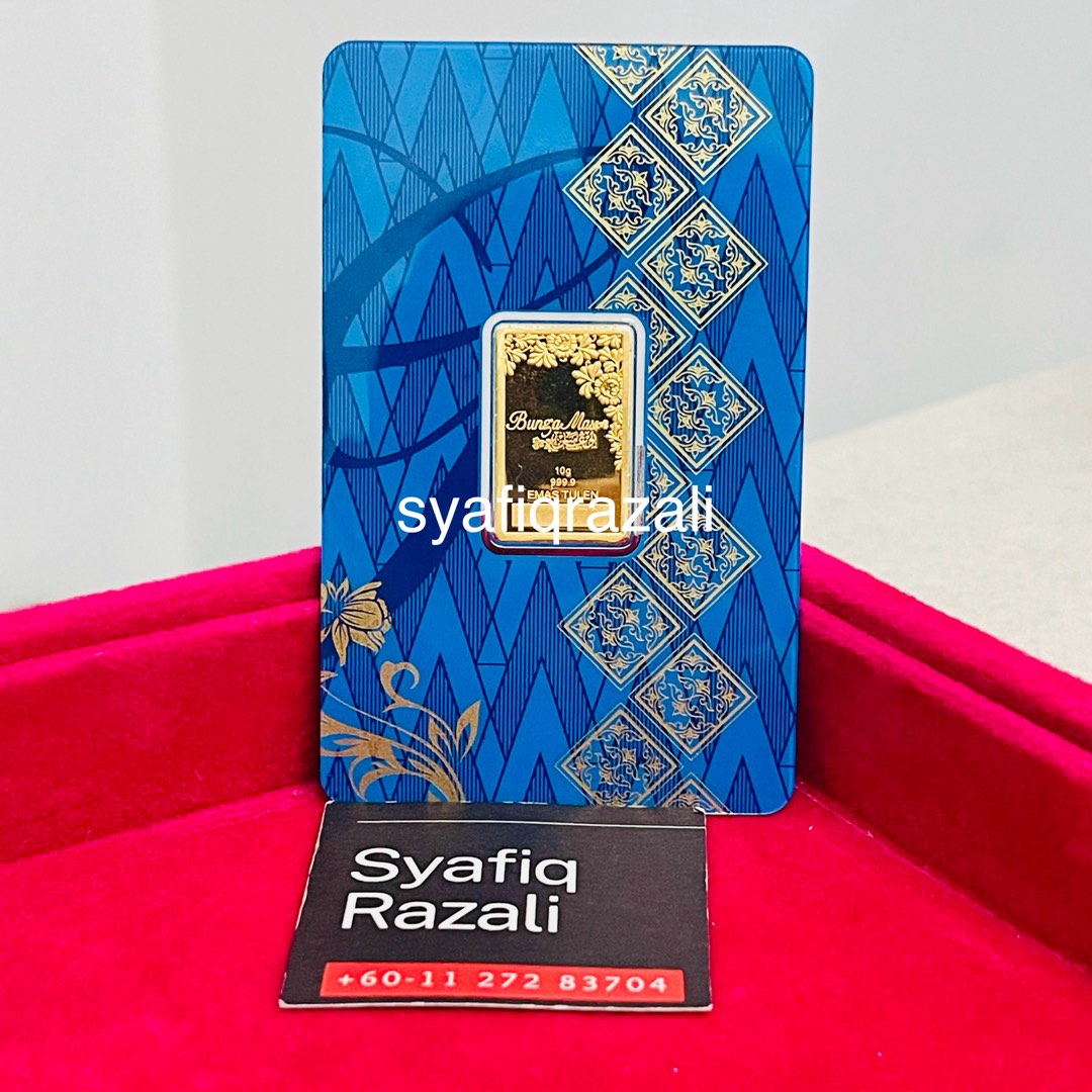 Public Gold Bunga Mas 999.9 Gold Bar Emas, Hobbies & Toys, Collectibles ...