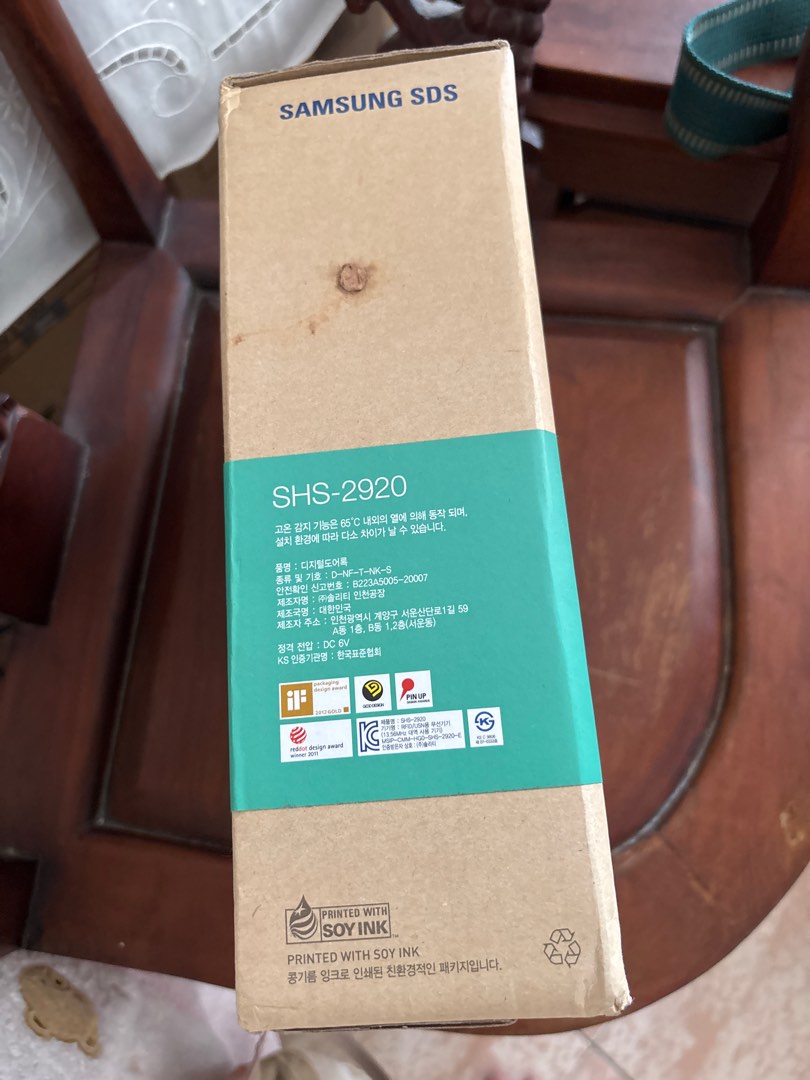 Samsung SDS SHS-2920 Smart Door Lock, Furniture & Home Living, Security ...