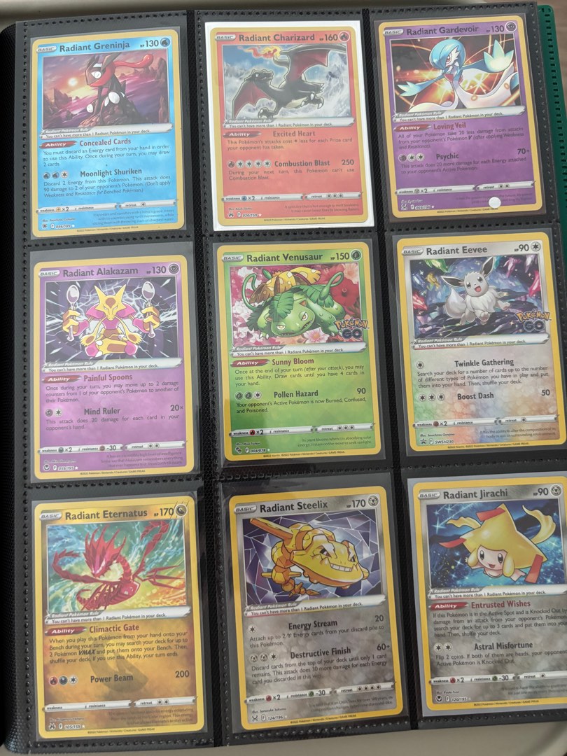 SgWatchHub! Radiant cards Pokemon TCG! Charizard, venusaur!, Hobbies ...