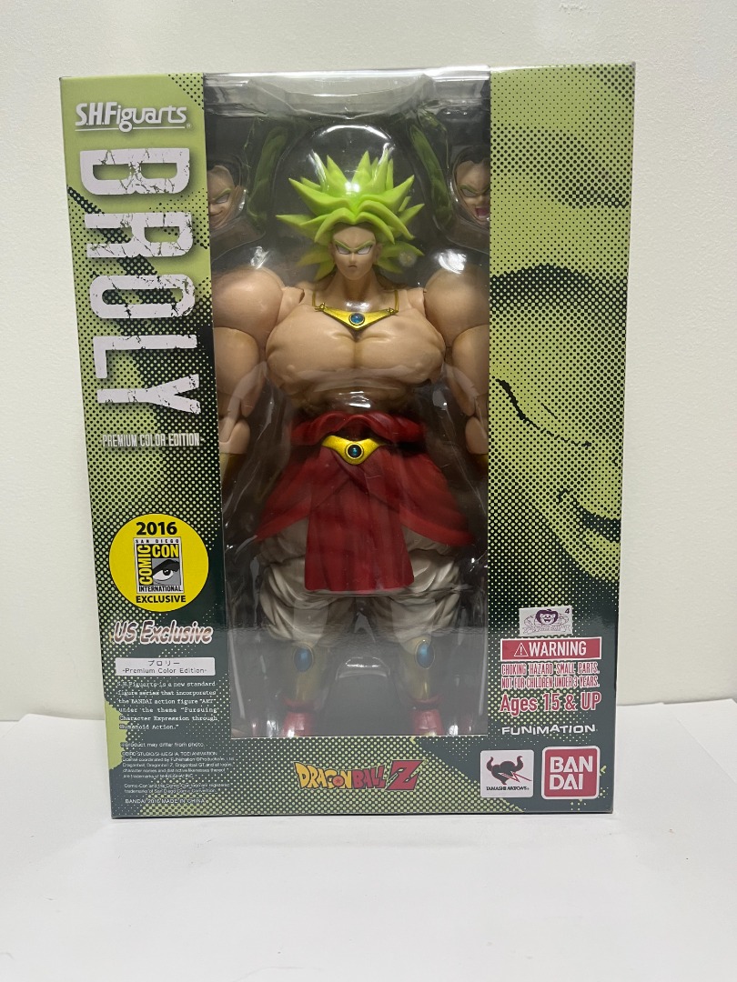 S.H.Figuarts SHF Broly Premium Color Edition SDCC Event Exclusive ...