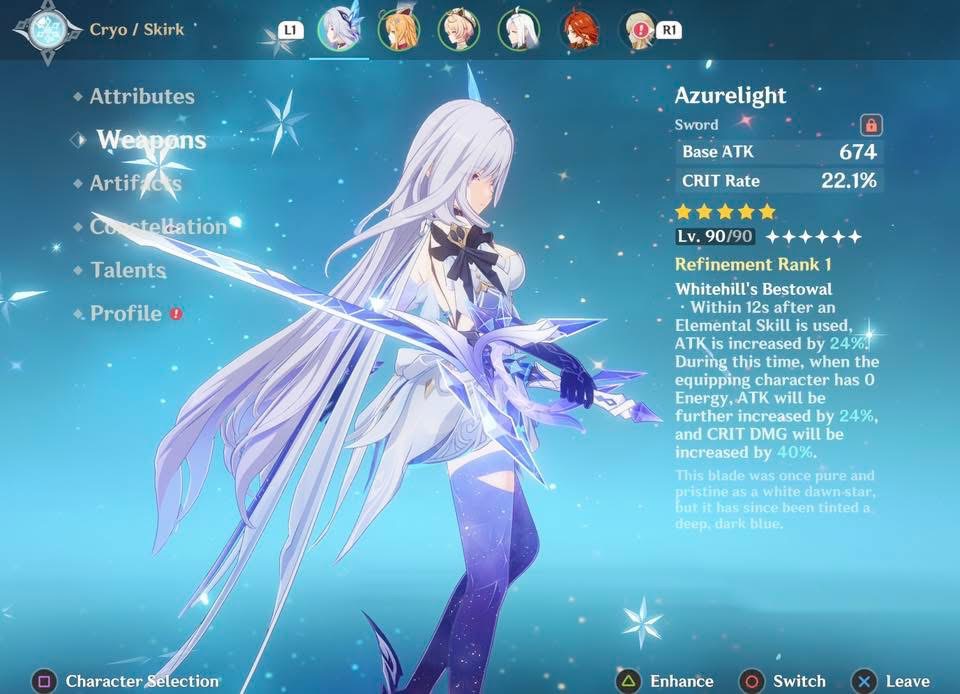 Skirk Genshin Impact Account With Many C6, Video Gaming, Video Games ...