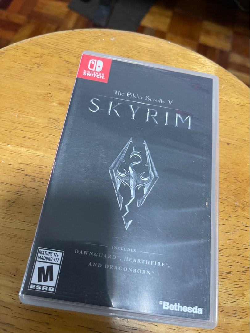 Skyrim Elden Scrolls V, Video Gaming, Video Games, Nintendo on Carousell