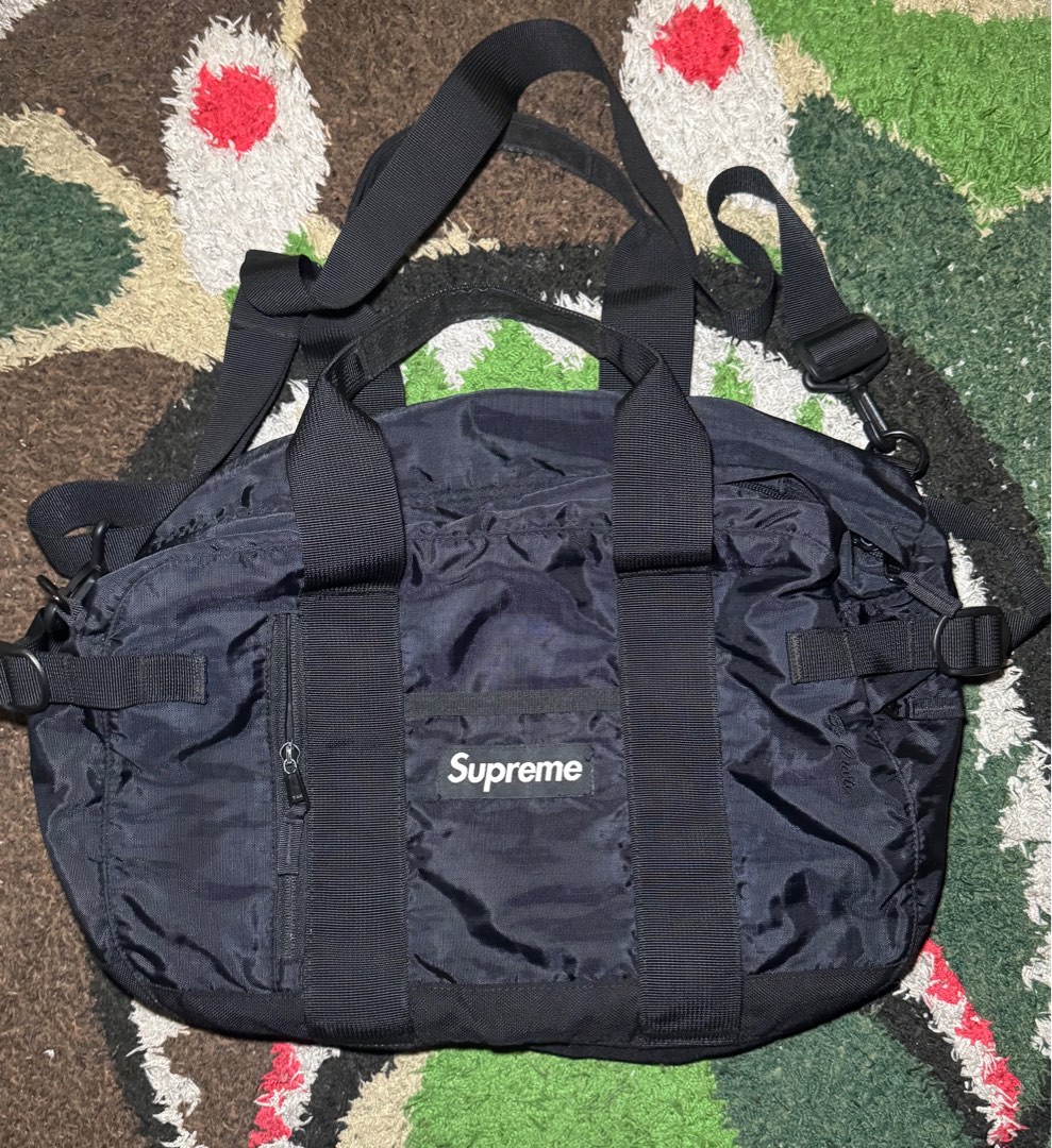 Supreme El Cuete Black Duffle Bag, Men's Fashion, Bags, Sling Bags on ...
