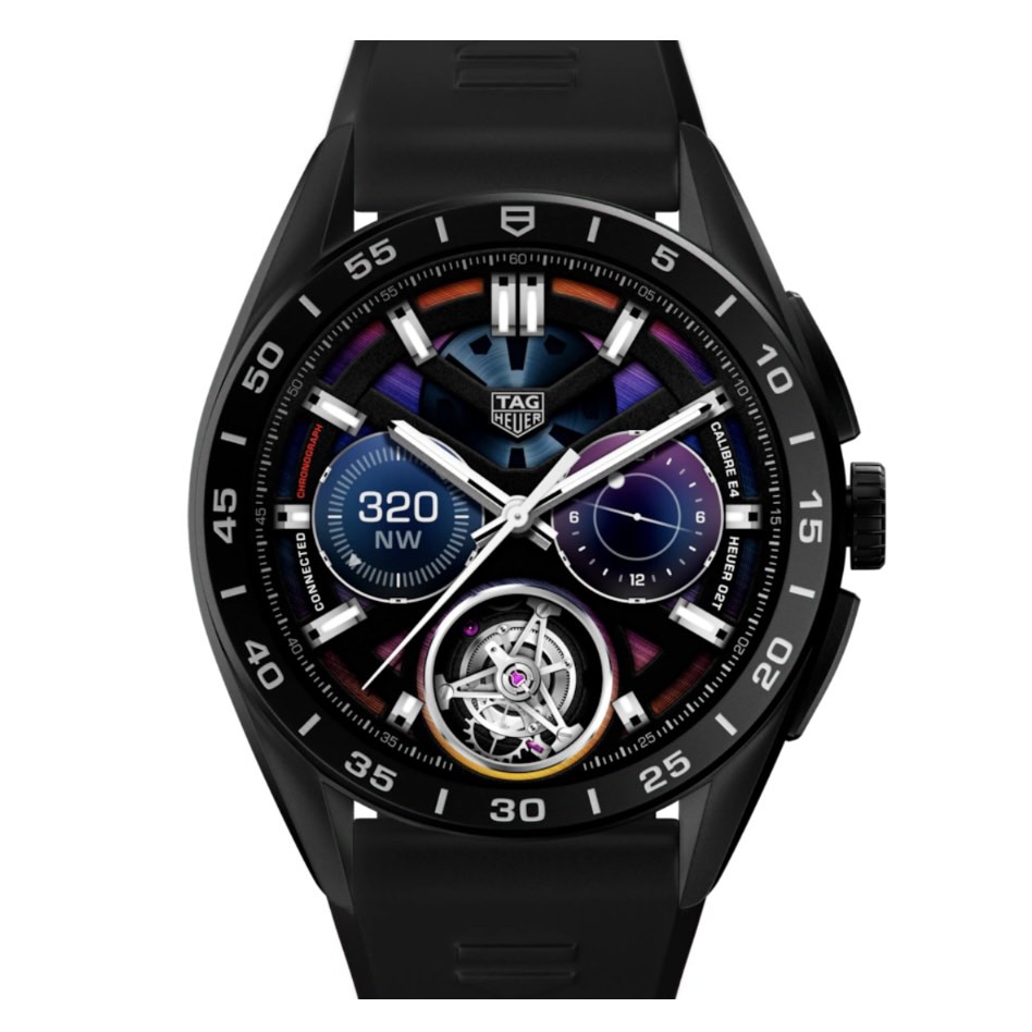 TAG HEUER CONNECTED CALIBRE E3 SBG8A 45mm, 名牌, 手錶 - Carousell