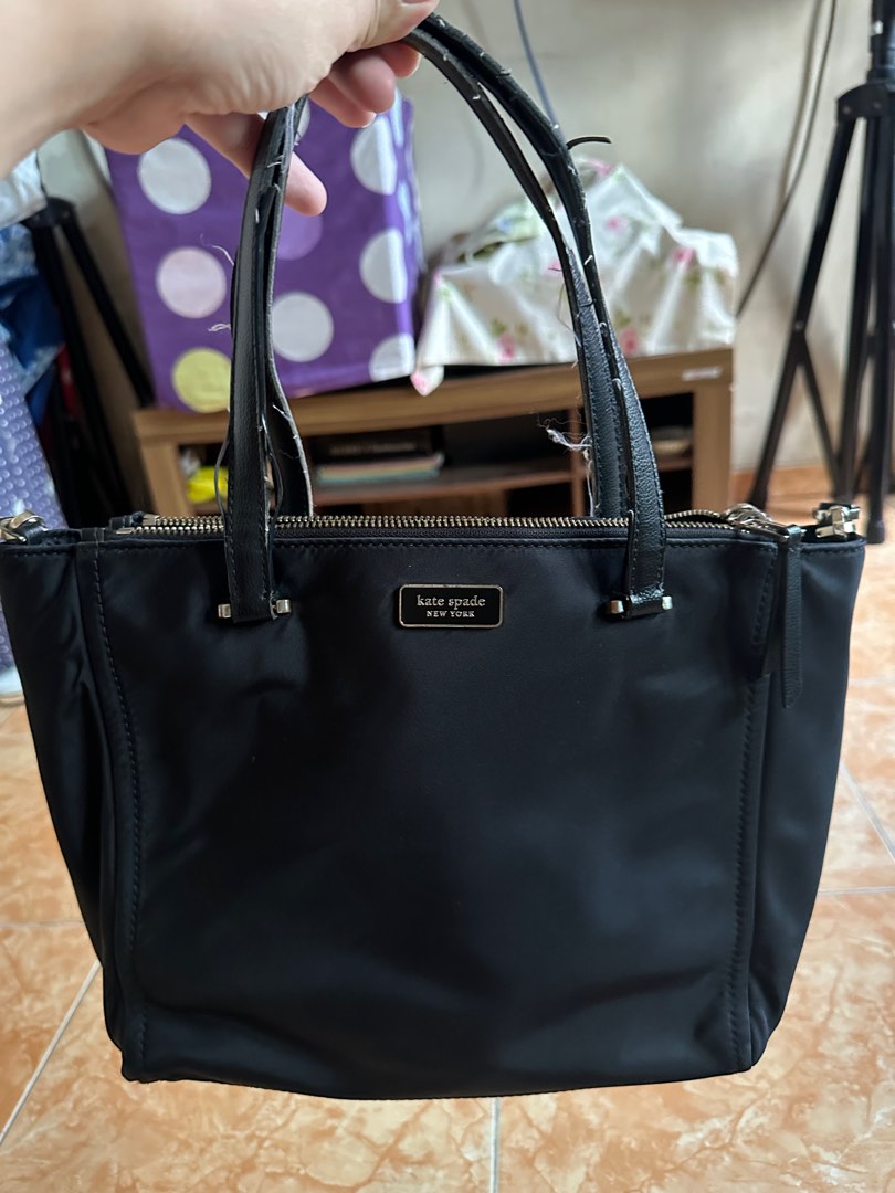 Tas Kate Spade Med black, Fesyen Wanita, Tas & Dompet di Carousell