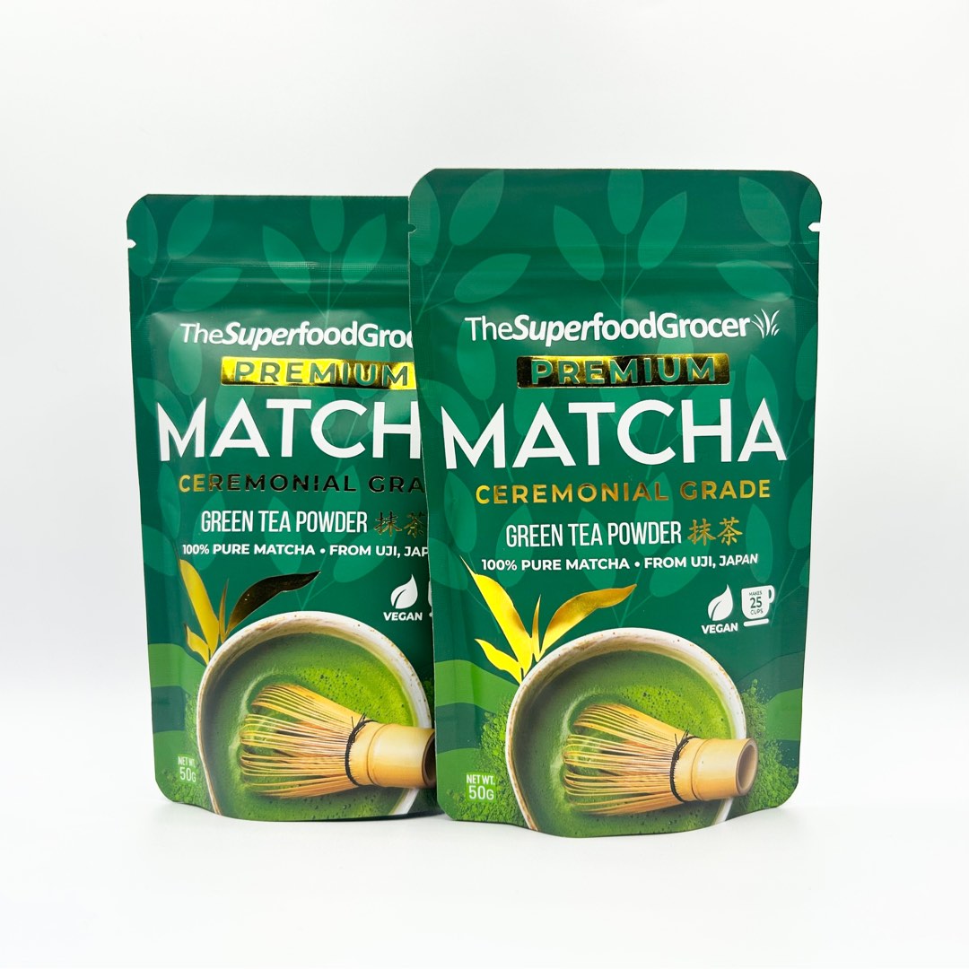 The Superfood Grocer Premium Matcha Ceremonial Grade Green Tea Powder ...