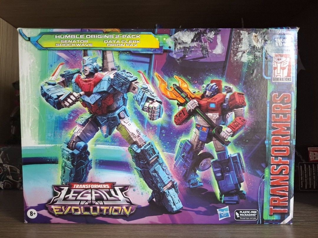 Transformers Legacy: Evolution Humble Origins 2-Pack (Senator Shockwave ...