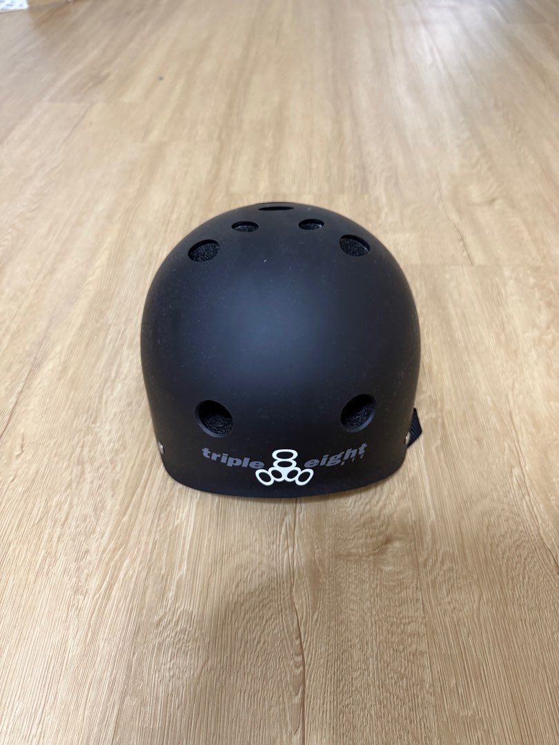 Triple Eight Helmet L/XL Black Skate Helmet, Sports Equipment, Sports ...