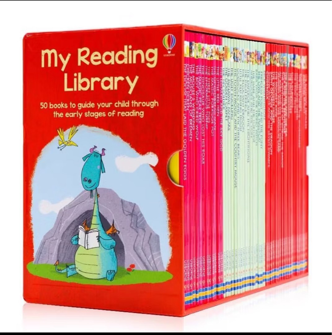 Usborne My RReading Library (50 books set), Hobbies & Toys, Books ...