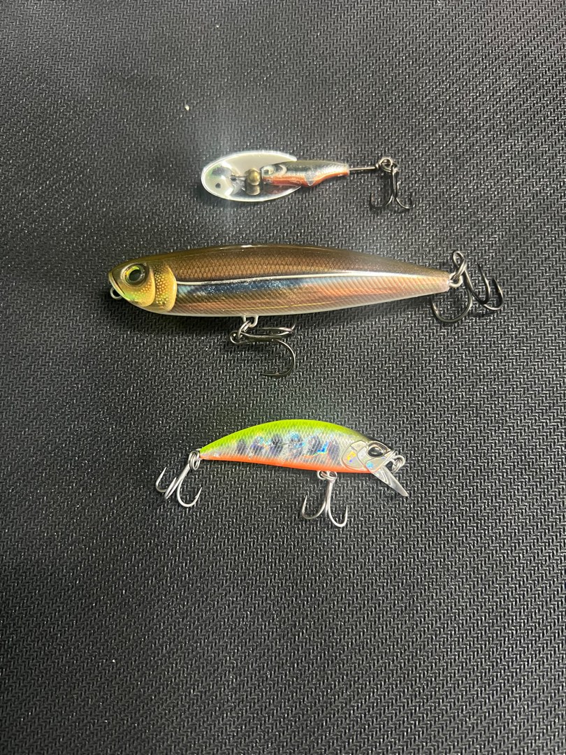Used Fishing Lures set! Peacock bass! Toman!, Sports Equipment, Fishing ...