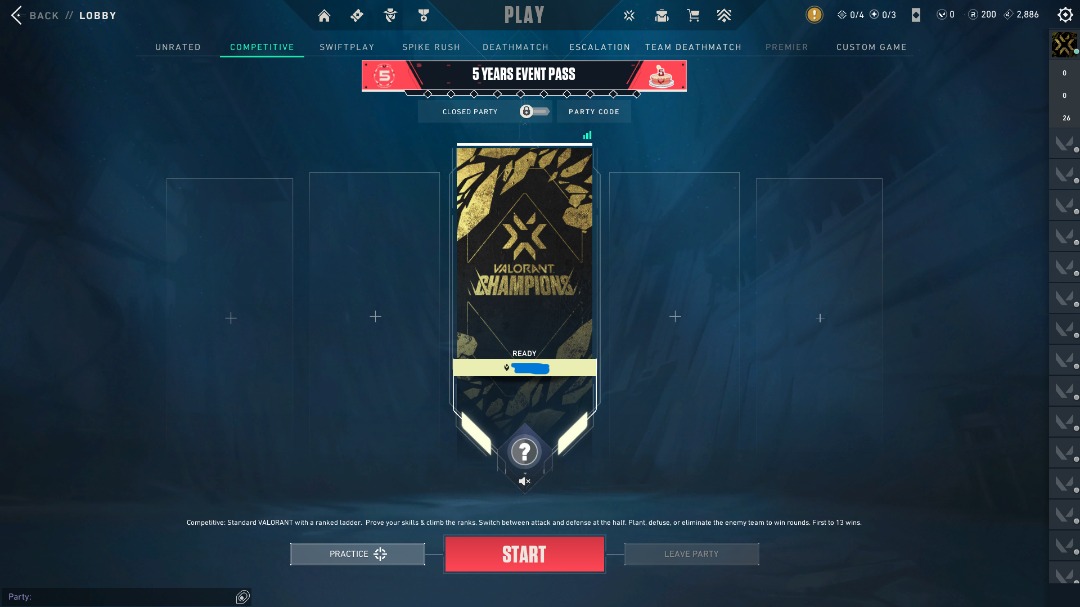 Valorant Level 20 Account - Unranked (Champions Banner), Video Gaming ...