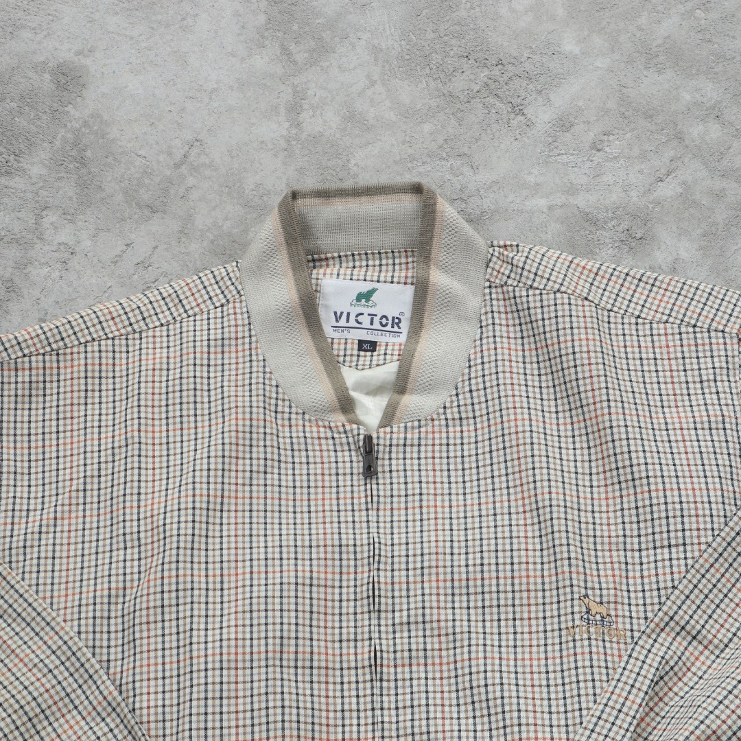 Victor Men's Collection Grid Plaid Jacket, Men's Fashion, Coats ...