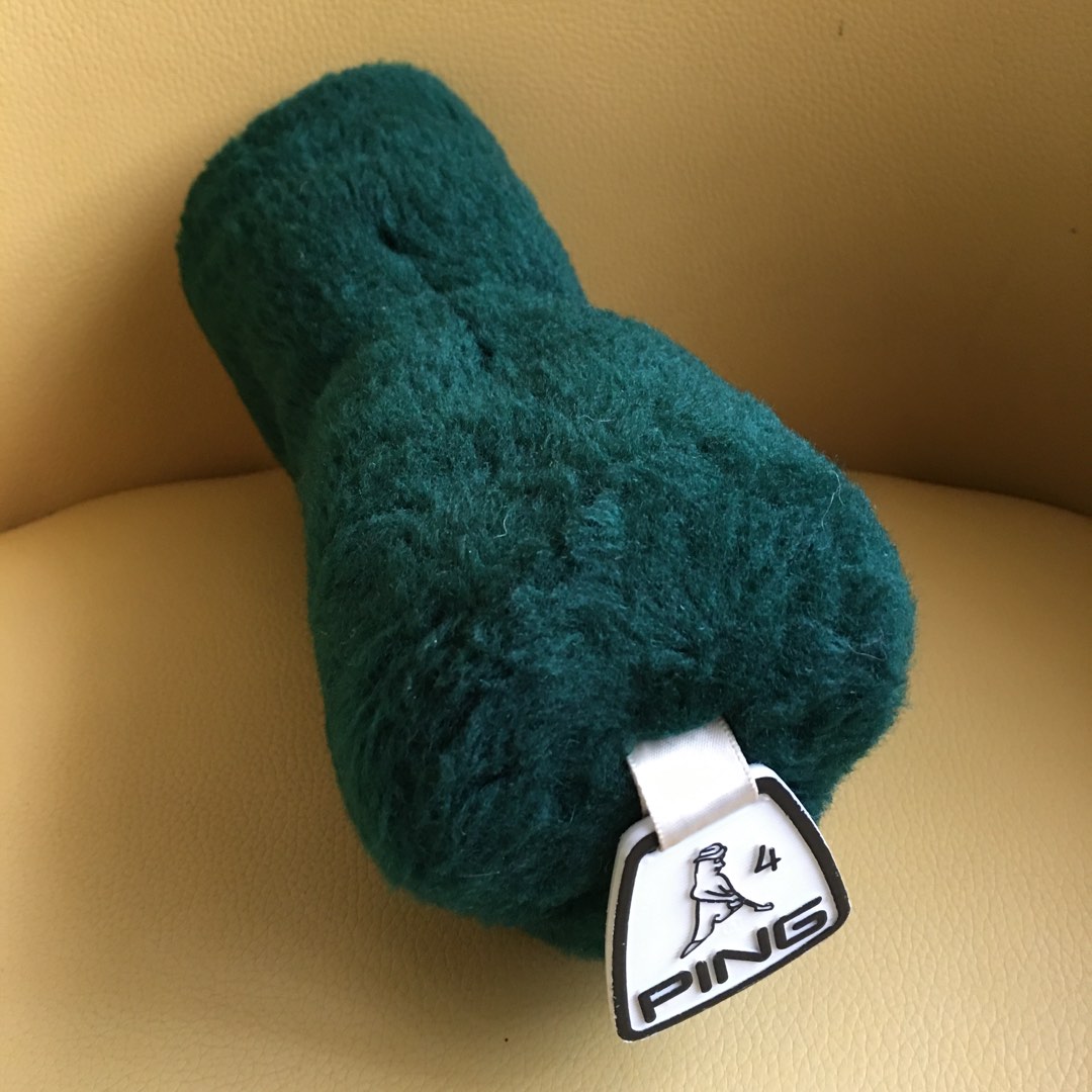 Vintage PING number 4 Plush Green Head Cover, Sports Equipment, Other ...
