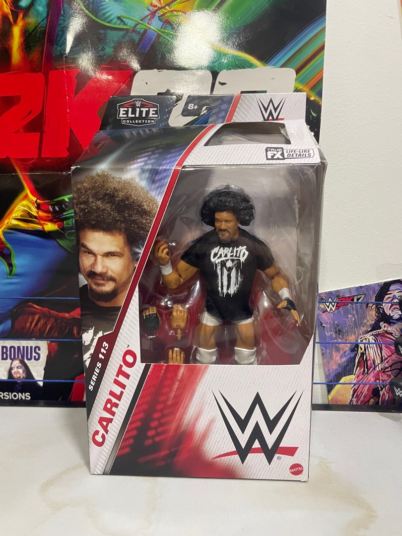 WWE Mattel Elite 113 Carlito Figure, Hobbies & Toys, Toys & Games on ...