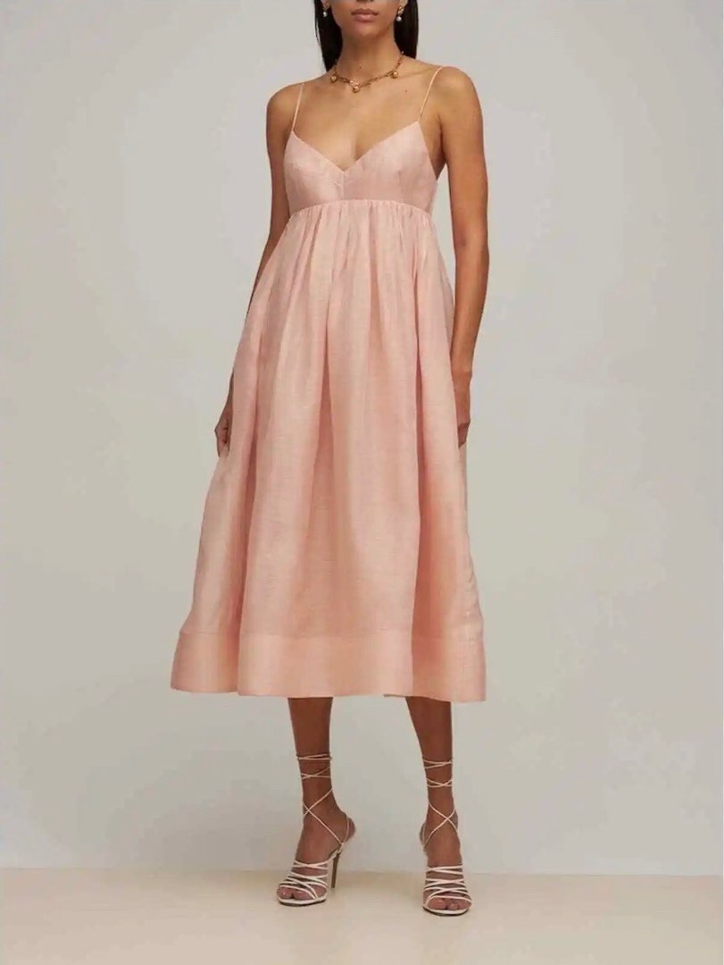 ZIMMERMANN Dancer Empire-Waist Voile Dress, Women's Fashion, Dresses ...