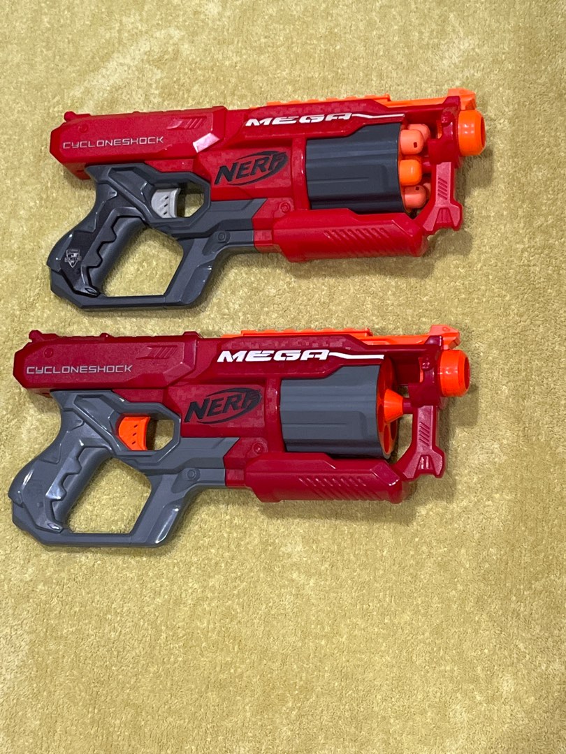 2x Nerf Mega Cycloneshock Blaster, Hobbies & Toys, Toys & Games on ...