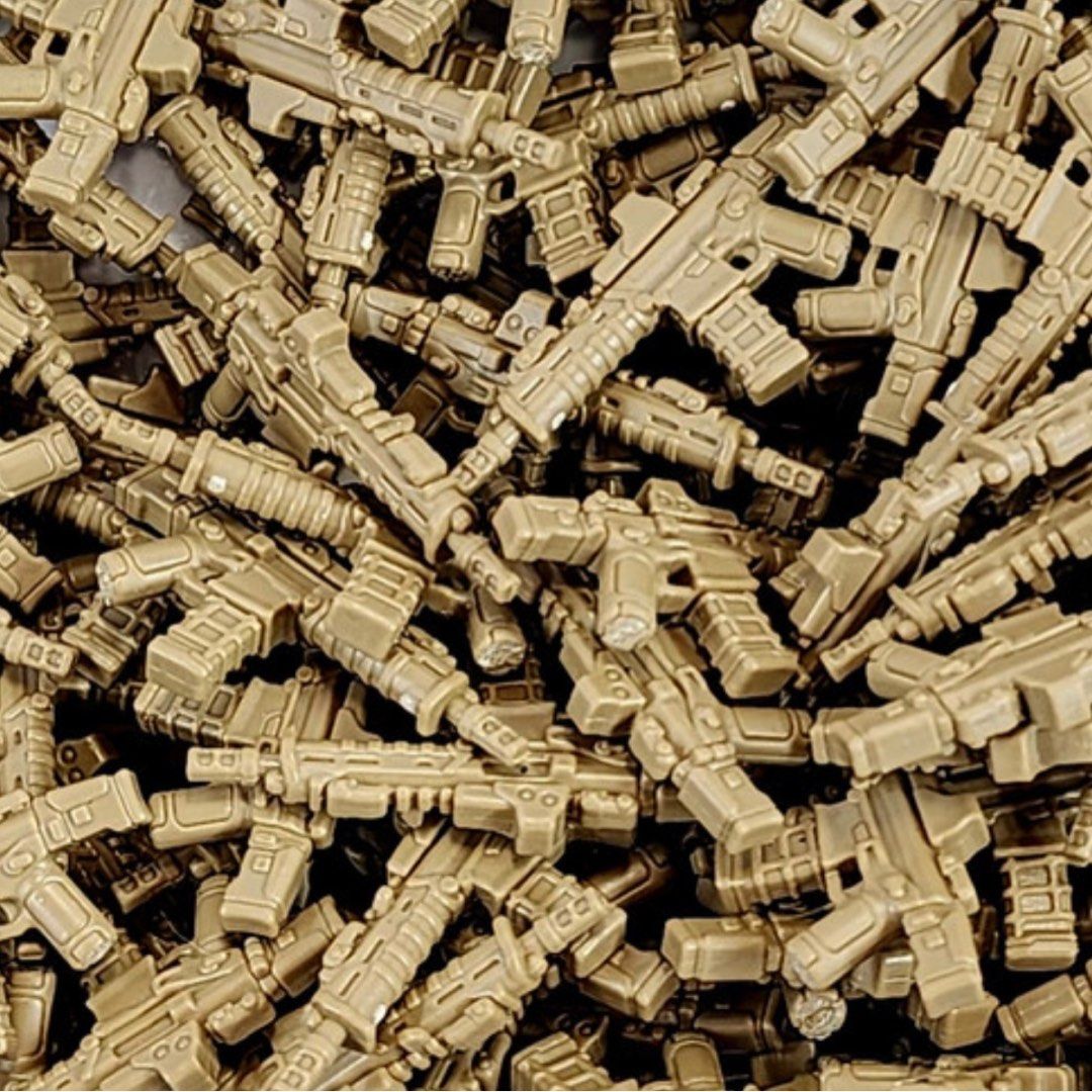 3x Brick Warriors AWR Rifle Gun - Army Police Tactical, Hobbies & Toys ...