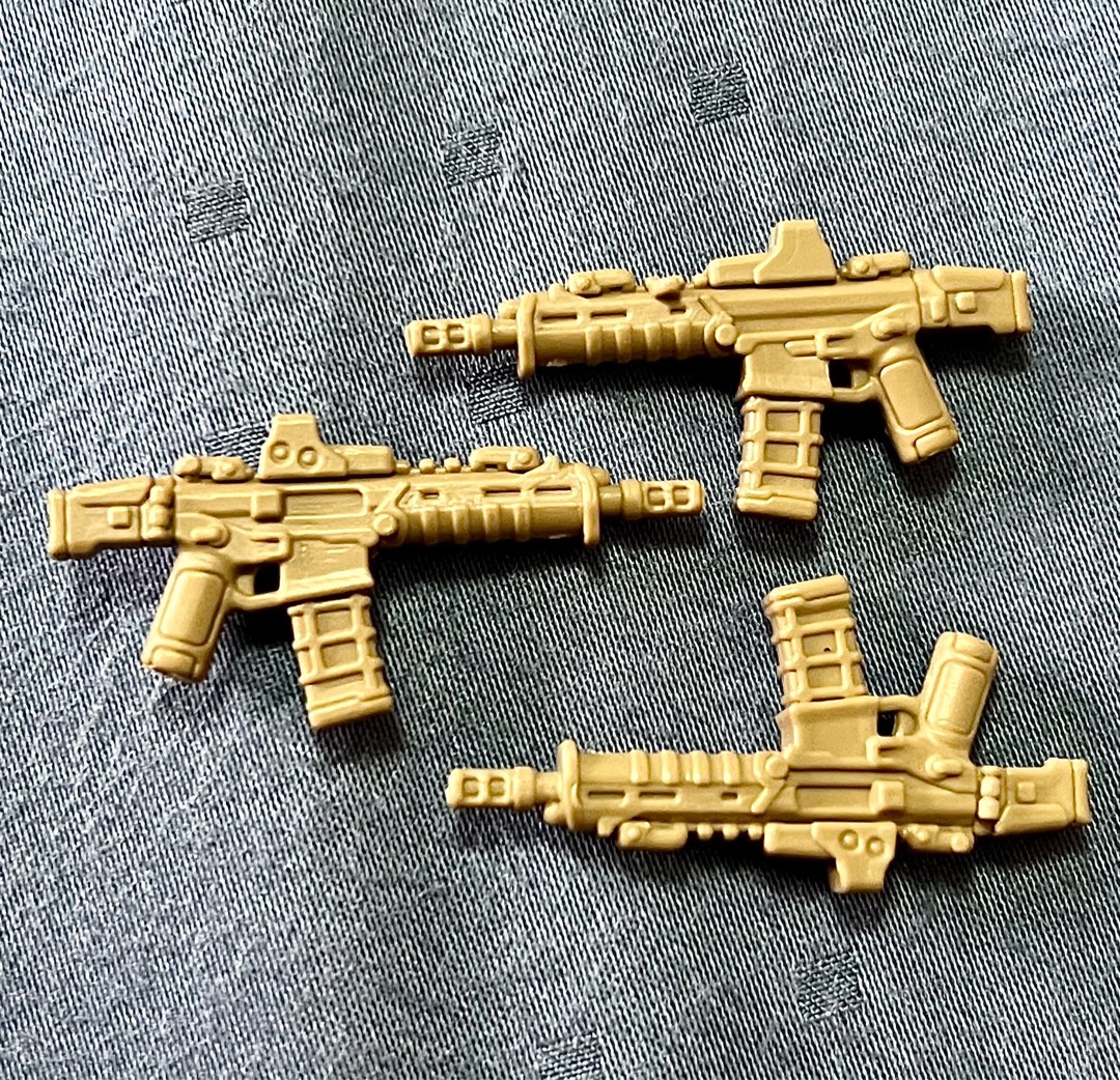 3x Brick Warriors AWR Rifle Gun - Army Police Tactical, Hobbies & Toys ...