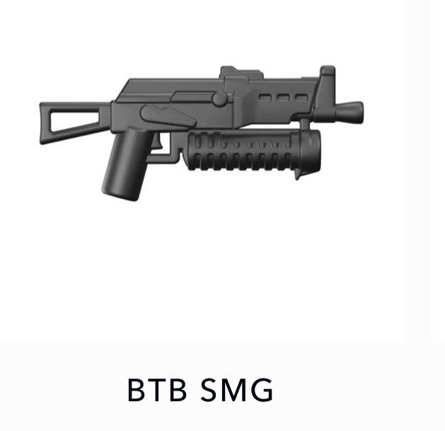 4x Brick Tactical Bizon Submachine Gun - Lego Army Police, Hobbies & Toys, Toys & Games on Carousell