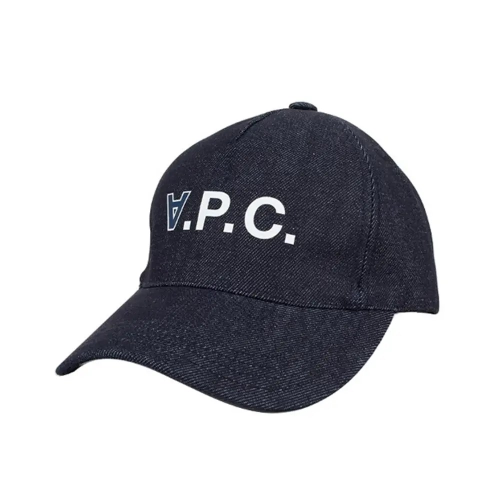 APC logo print denim cap, Men's Fashion, Watches & Accessories, Caps ...