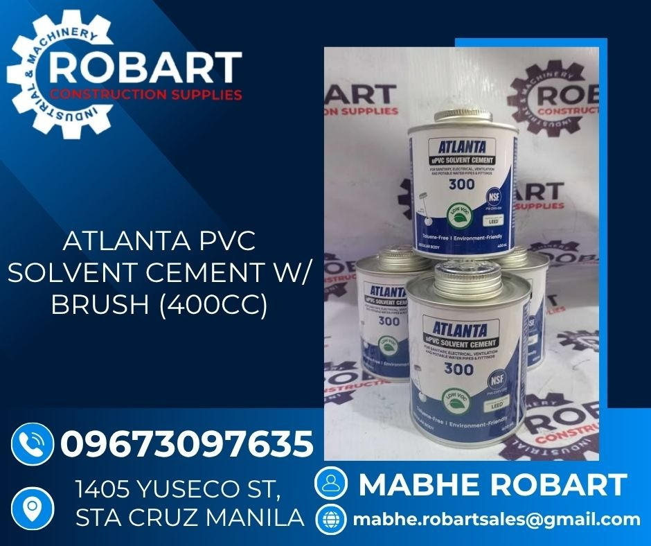 Atlanta PVC Solvent Cement w/ Brush @Plastic Container 400, Furniture ...