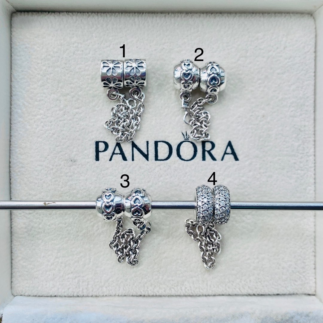 Authentic Pandora Safety Chains, Women's Fashion, Jewelry & Organisers ...
