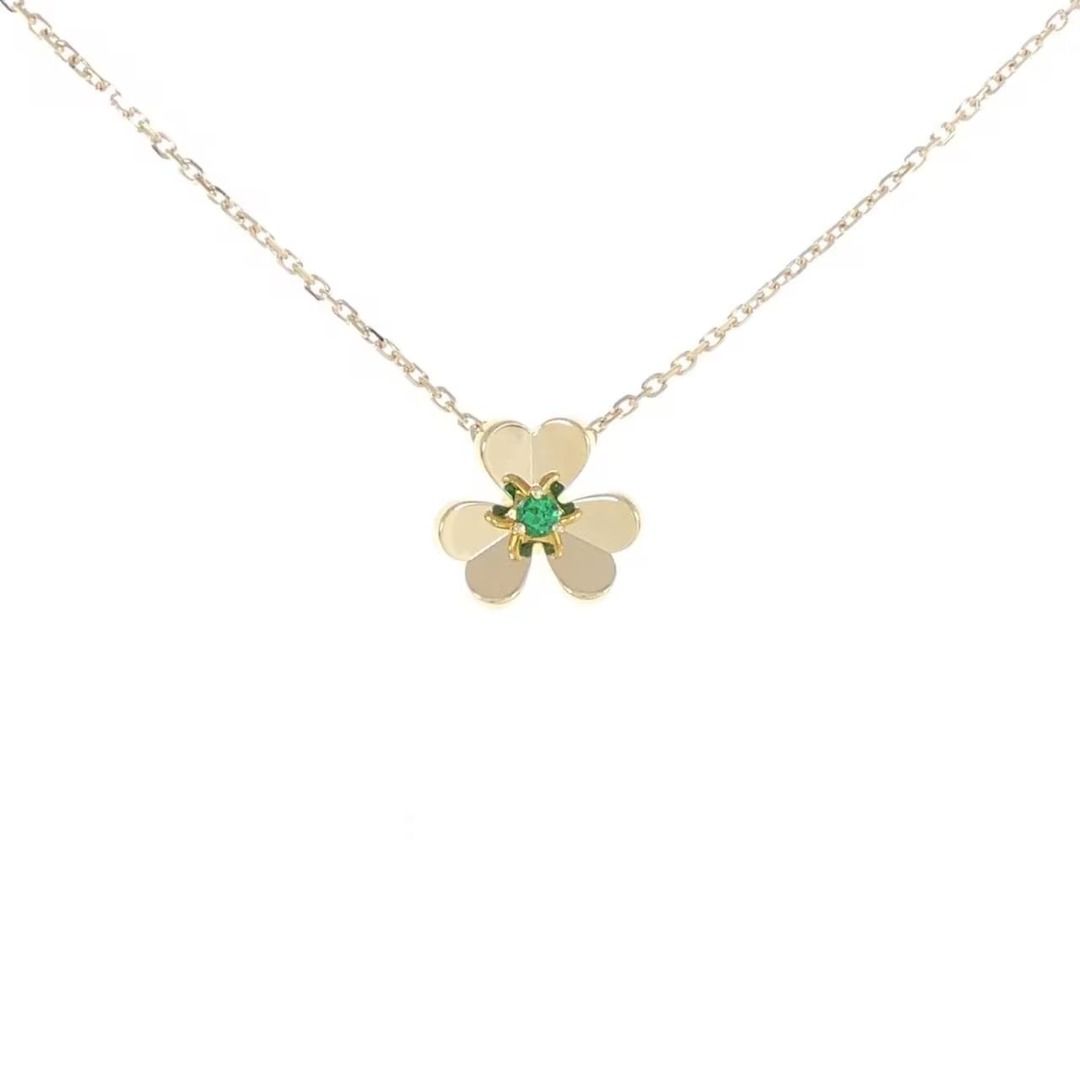 Authentic Van Cleef & Arpels Frivole Mini Necklace, Luxury, Accessories ...
