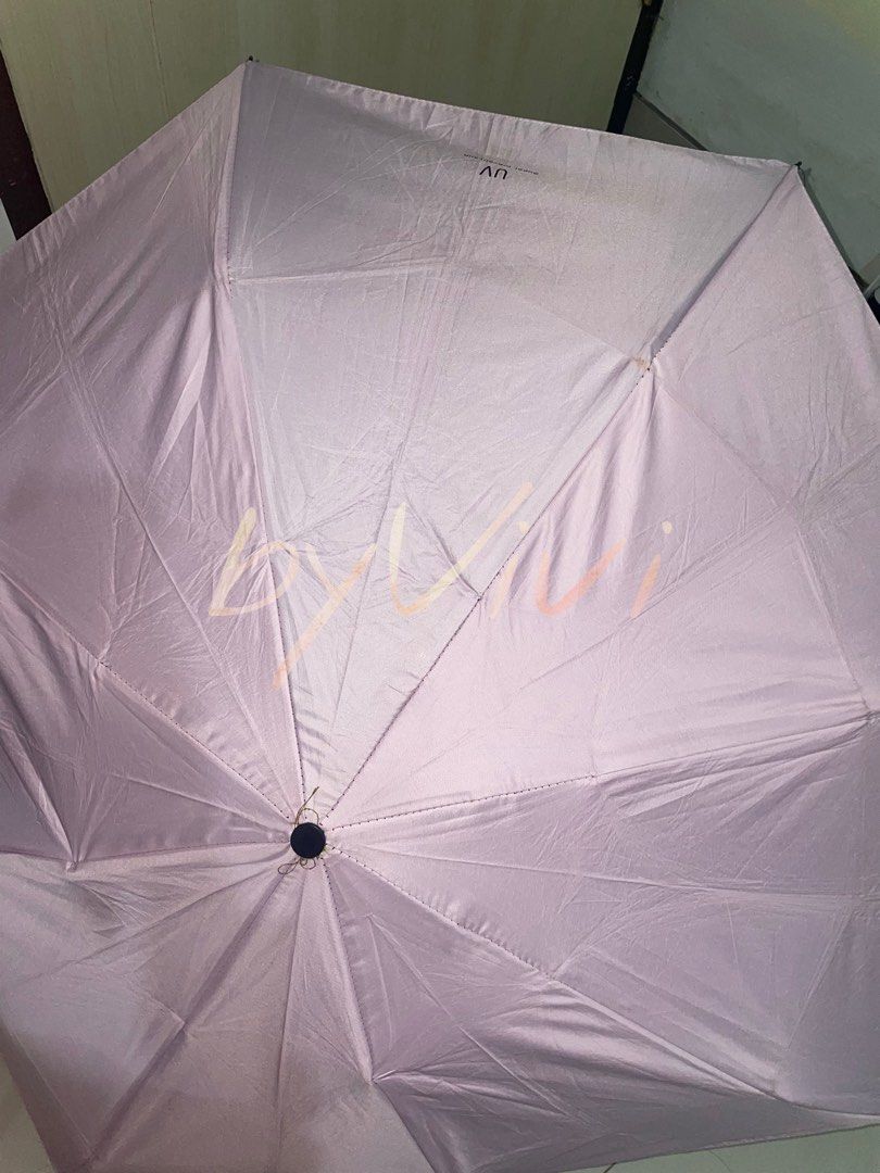 Automatic Foldable Umbrella Anti UV - Pink, Perabotan Rumah di Carousell