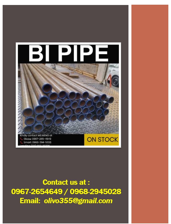 BI PIPE GI PIPE STAINLESS PIPE, Commercial & Industrial, Construction ...