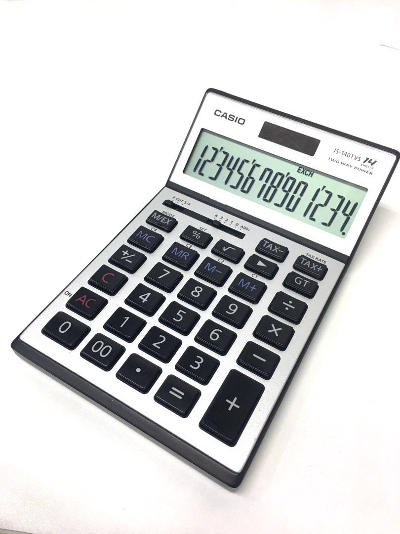 原價$380 全新 CASIO 14位 專業 商用型 會計師專用 計算機 14-digit professional accountant ...