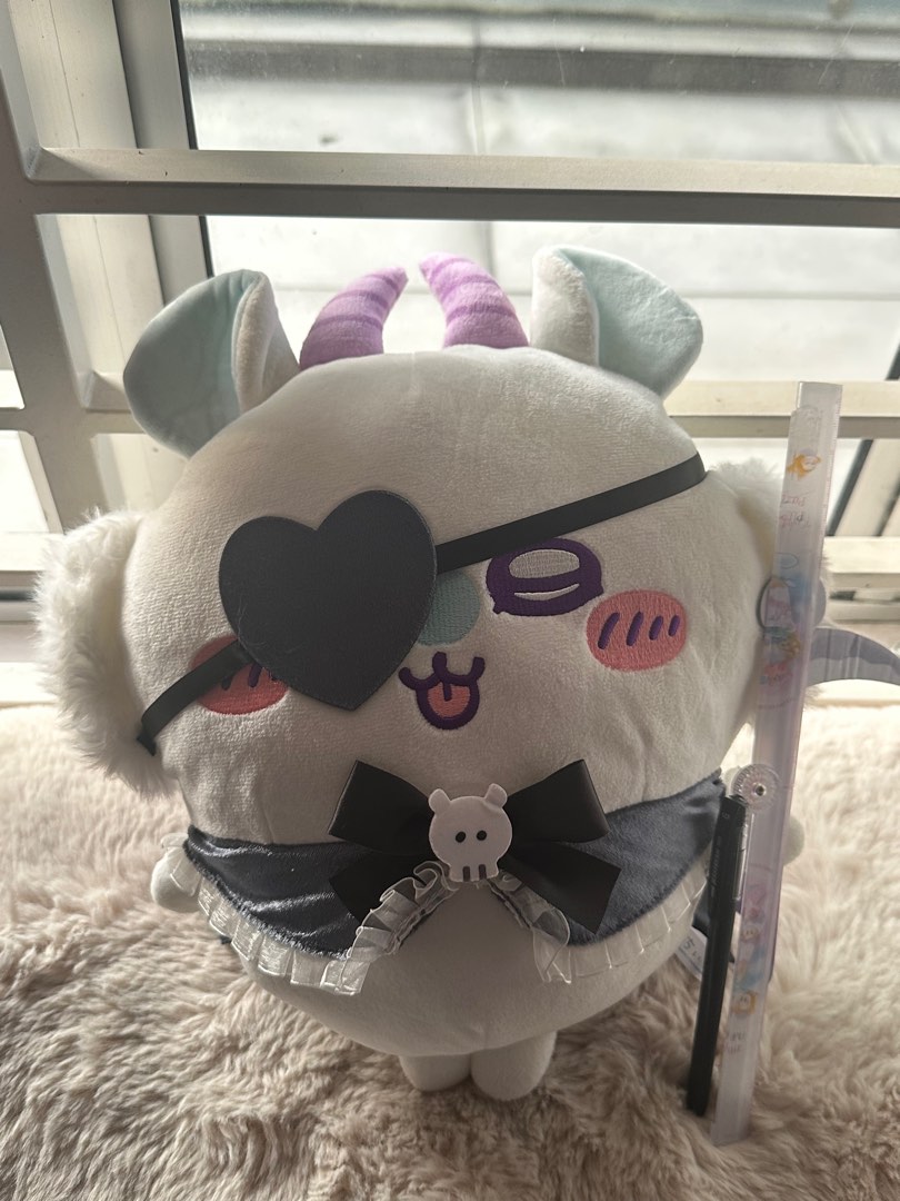 Chiikawa momonga devil plush, Hobbies & Toys, Toys & Games on Carousell