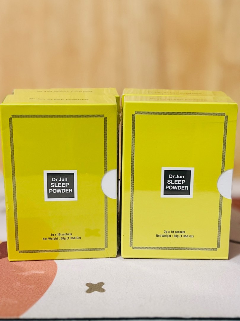 CMC Dr Jun Sleep Powder (10 Sachets 1 Box), Health & Nutrition, Health ...