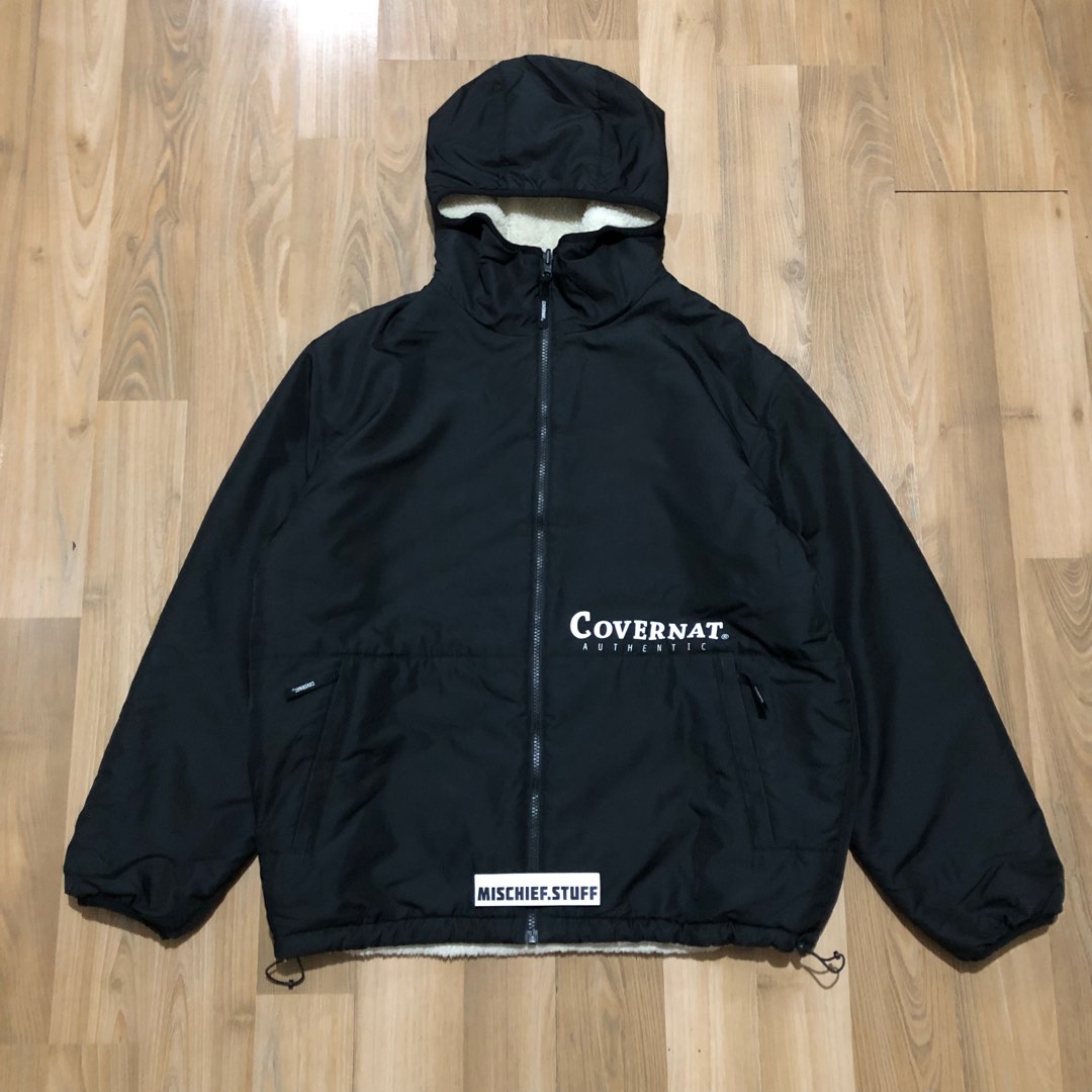 COVERNAT REVERSIBLE SHERPA JACKET, Fesyen Pria, Pakaian , Lainnya di ...