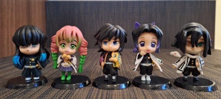 Demon Slayer Mini Figure Hashira + Tanjiro + Gyomei + Tengen Uzui ...
