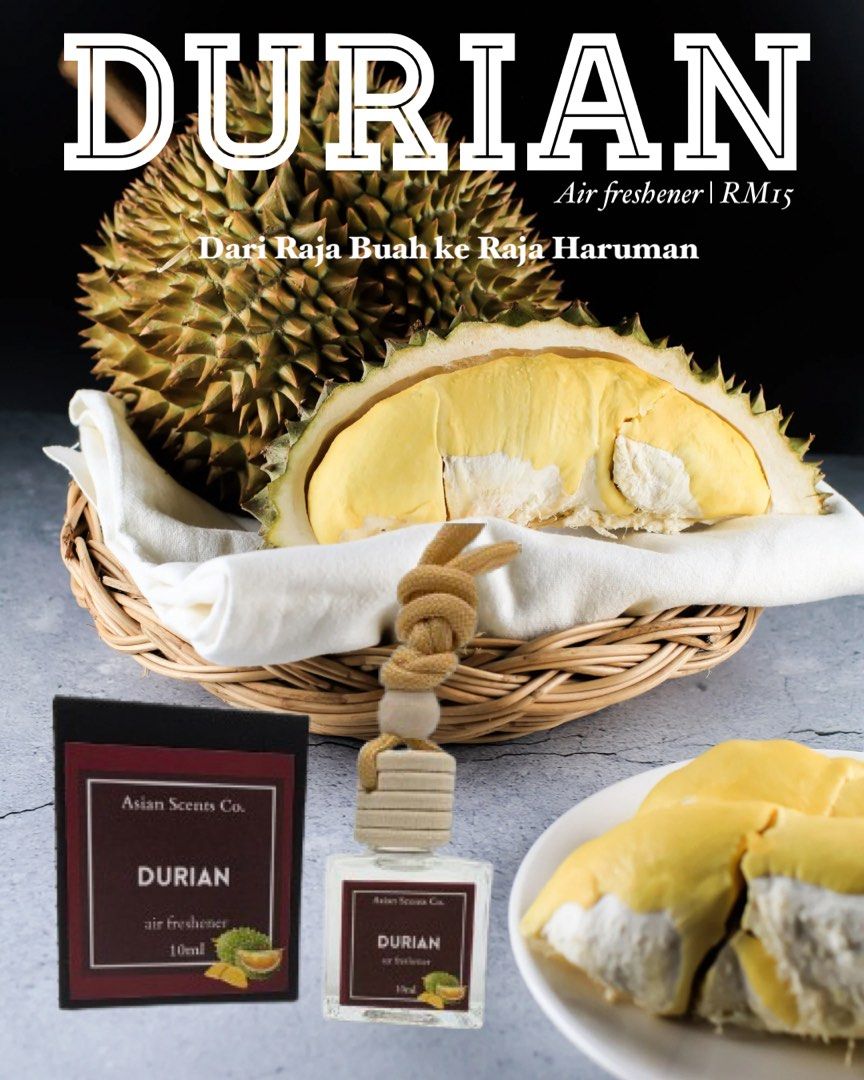 Durian Air Freshener (10ml), Beauty & Personal Care, Fragrance ...