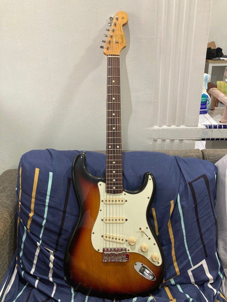 Fender ST 62 texas specials japan 3 tone sunburst electric guitar ...