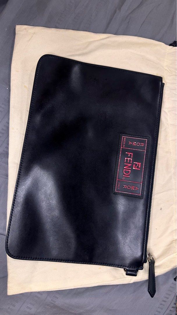 fendi x fiend original clutch bag, Women's Fashion, Bags & Wallets ...