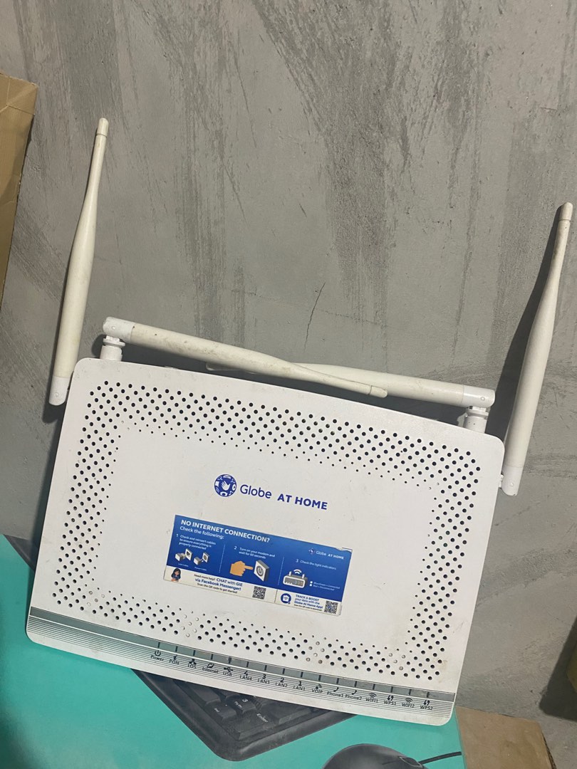 GLOBE AND TENDA ROUTER, Computers & Tech, Office & Business Technology ...