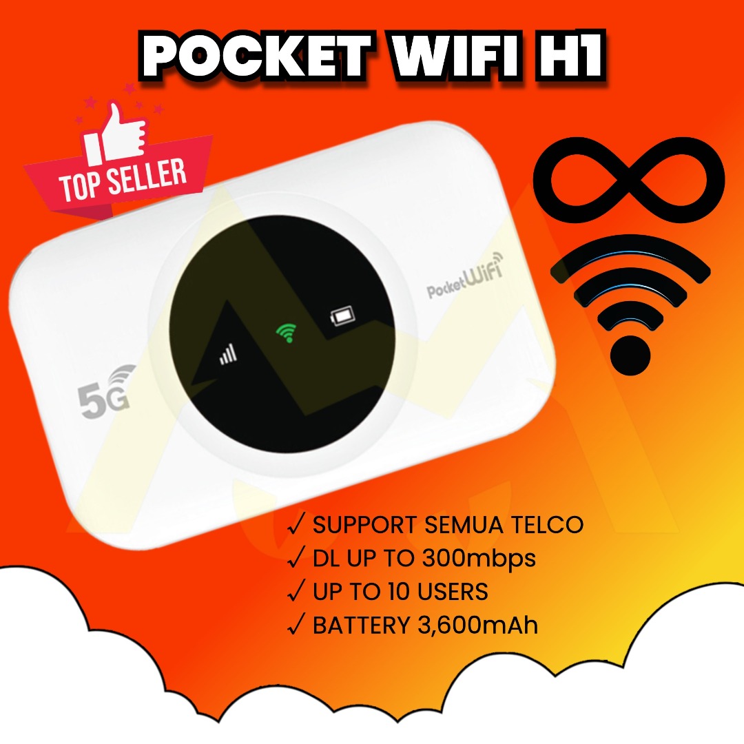 H1 Modem MIFI 4G LTE Wifi Router 150Mbps Mini Mobile Hotspot Portable ...