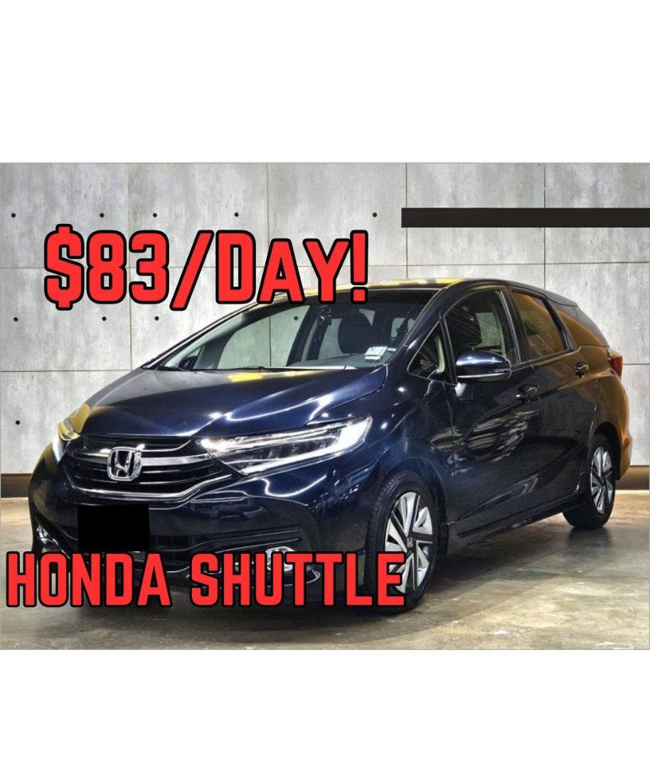Honda Shuttle Hybrid 1.5A| PHV / Personal use! Short & Long Term Car ...