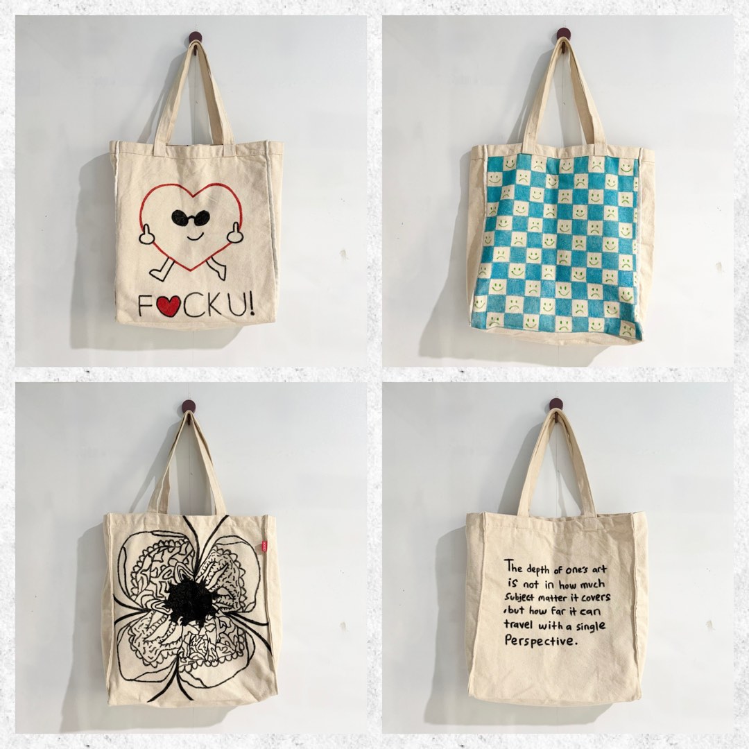 HRG NETT scoop rework canvas tote bag 1 of 1 tas belanja kanvas ...