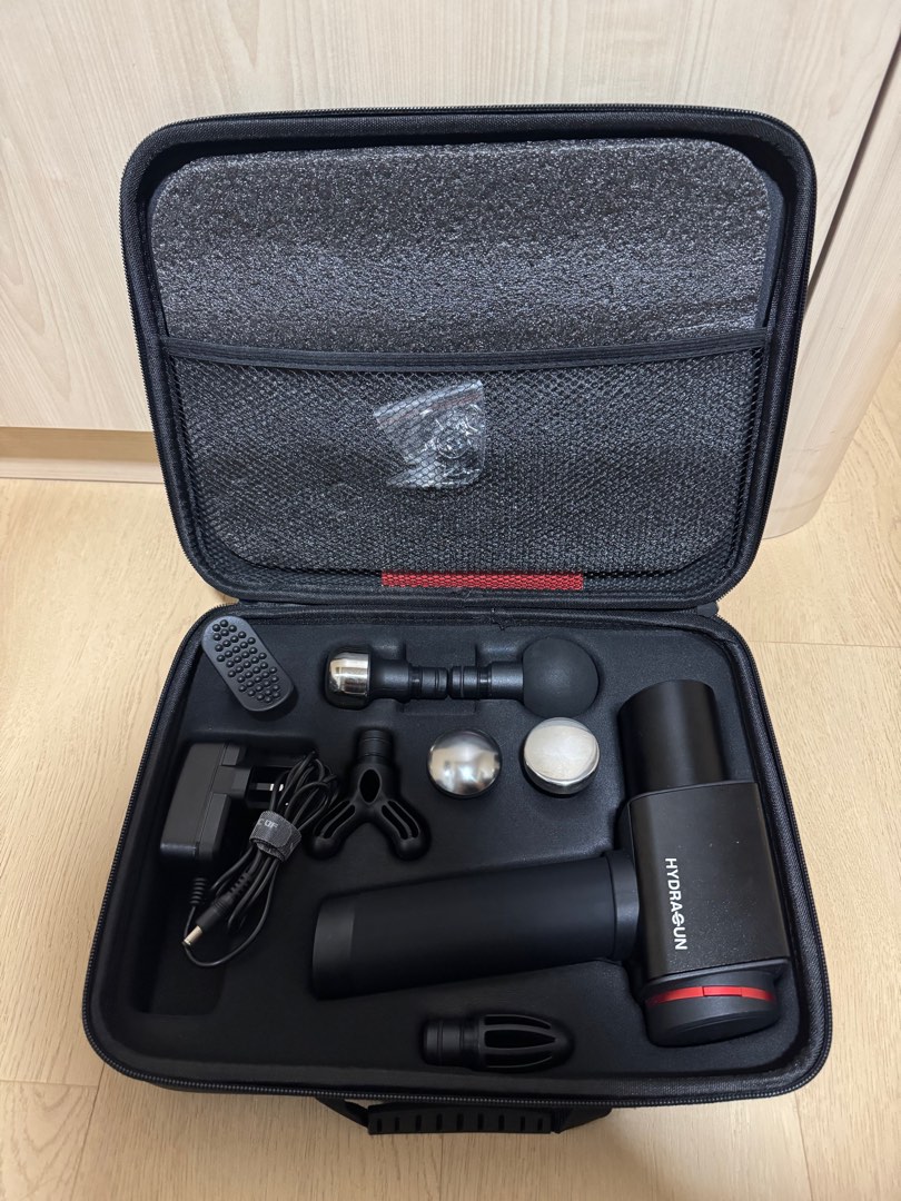 HYDRAGUN Massage Gun Percussion Device, Health & Nutrition, Massage ...