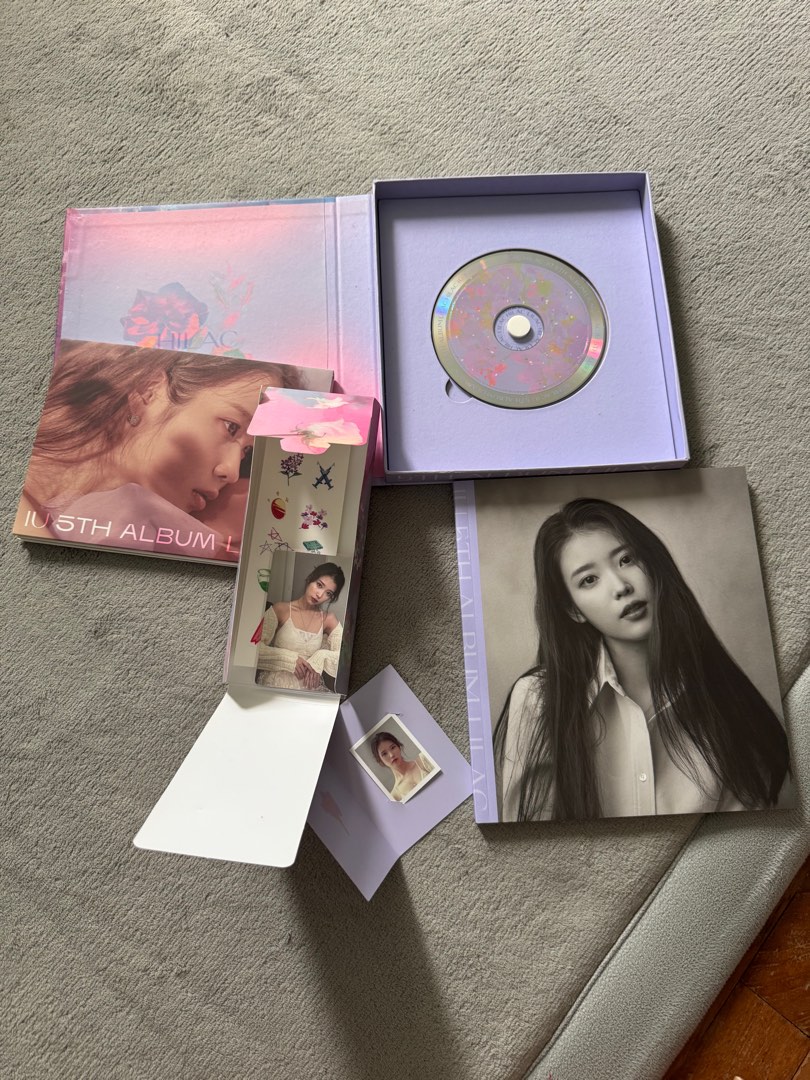 IU 5th album lilac with photocard , Hobbies & Toys, Memorabilia ...