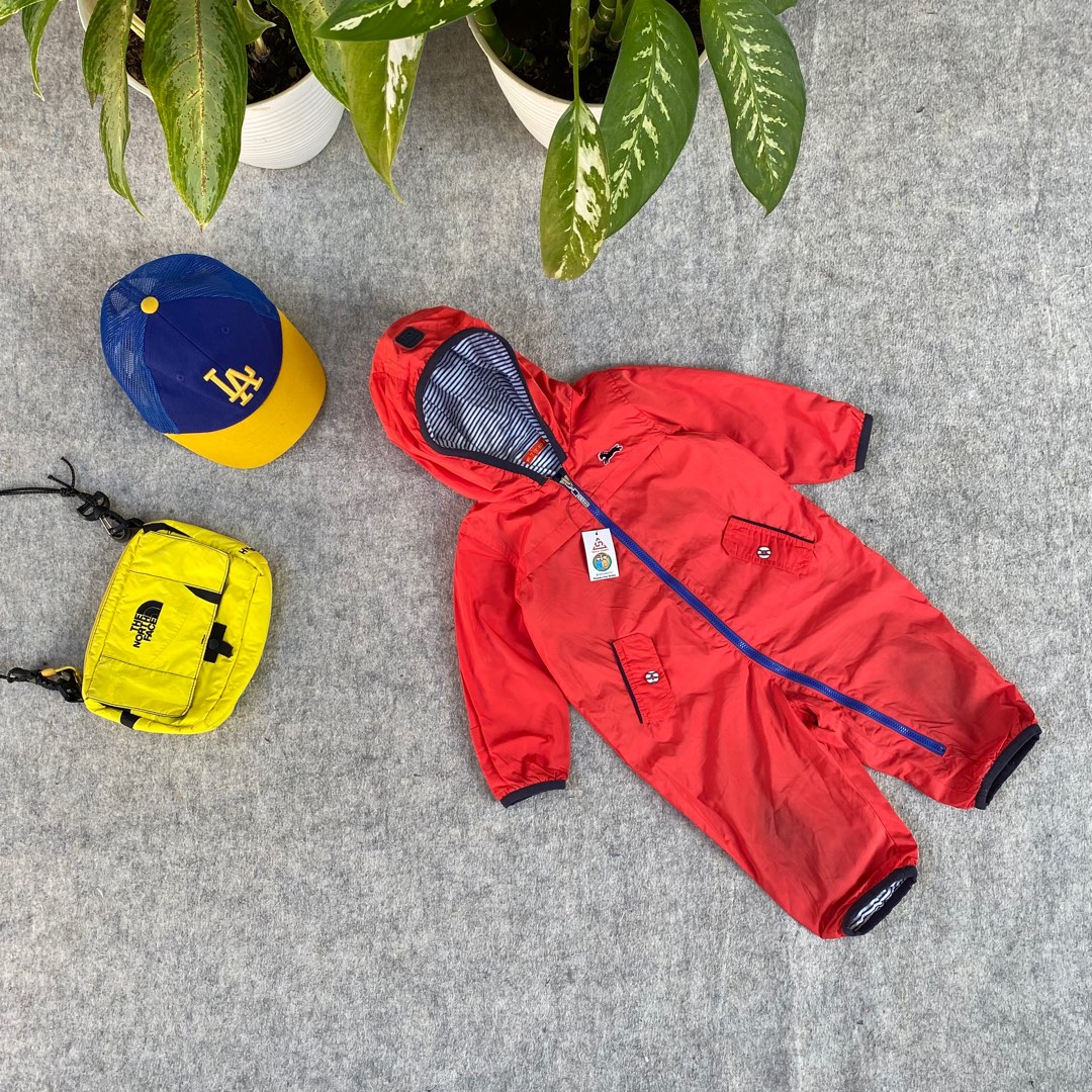 Jumpsuit anak ettoi merah lucu cakep, Bayi & Anak, Baju Anak Laki-laki ...