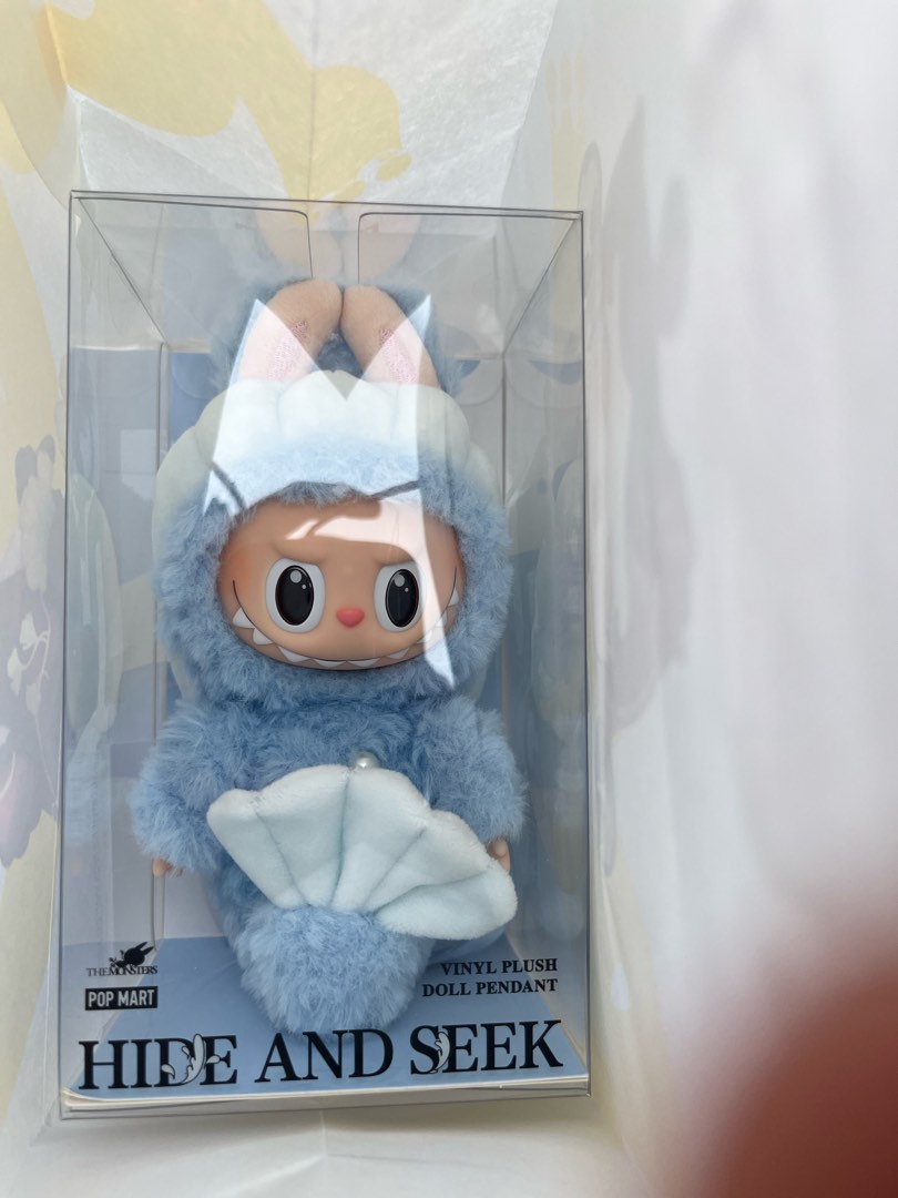 Labubu hide and seek blue tag, Hobbies & Toys, Toys & Games on Carousell