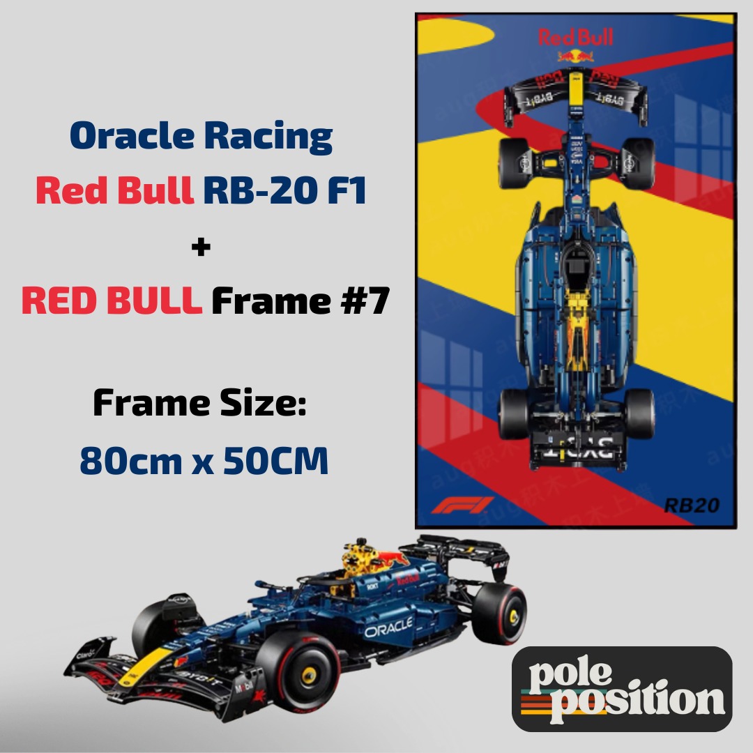 LEGO Technic F1 Oracle Racing Red Bull RB-20 Wall Frame #7, Hobbies ...