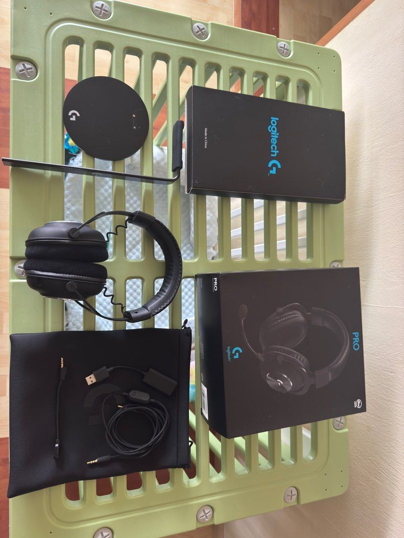 Logitech PRO X Gaming Headset with Blue VO!CE Mic Technology w ...